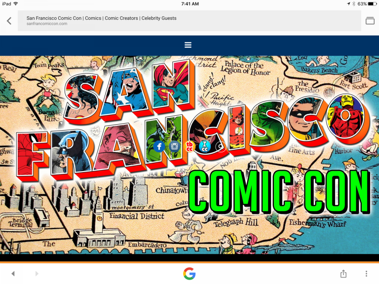 San Francisco Comic Con Sept-1-3, SF largest comic book convention.